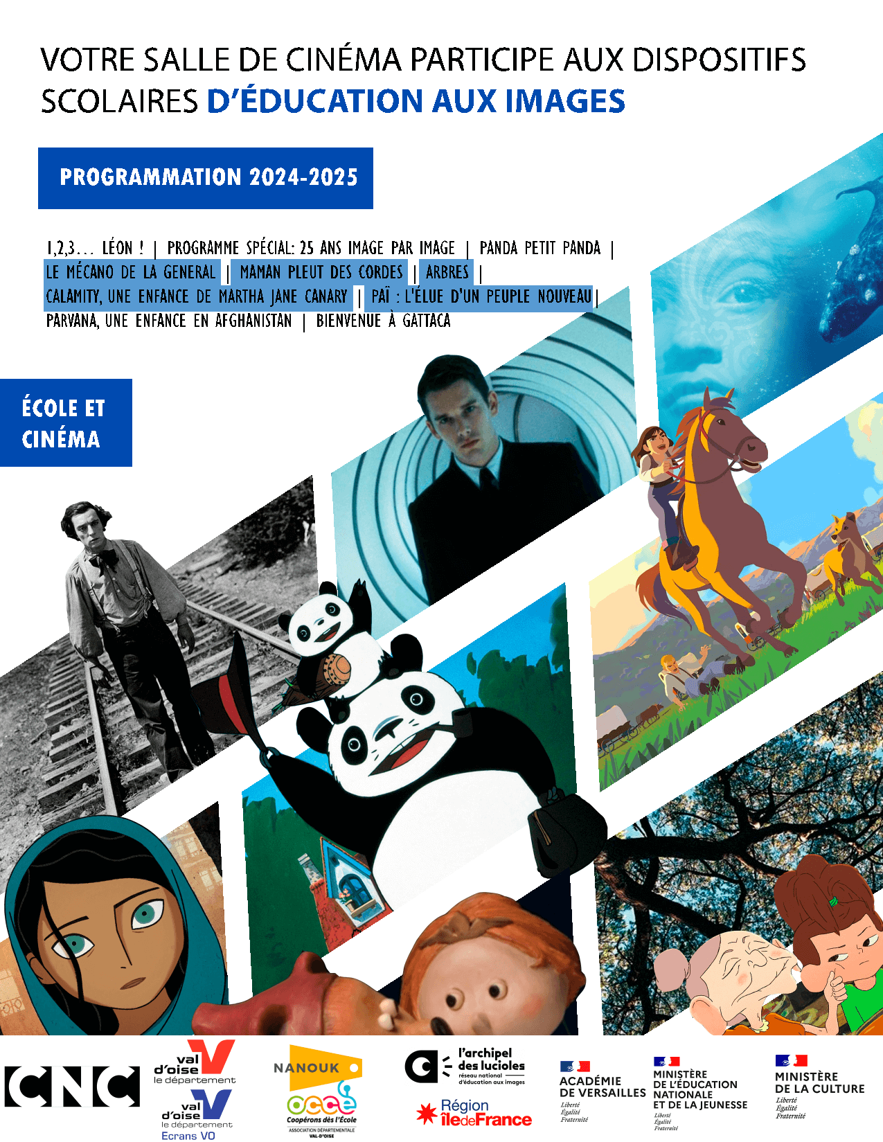 Dispositifs scolaires : Programmation 24-25 - Écrans VO